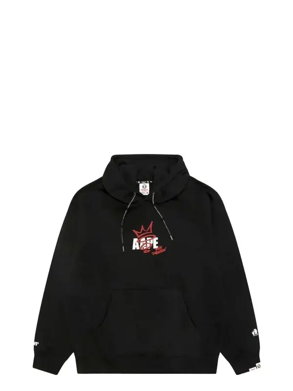 AAPE BY *A BATHING APE Logo-print Hoodie - Black