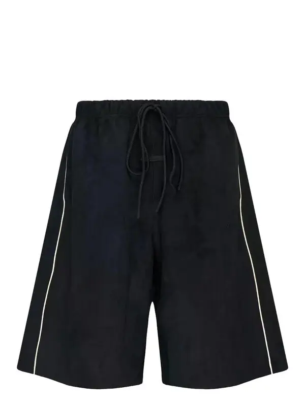 Fear Of God Contrast-piping Shorts - Black