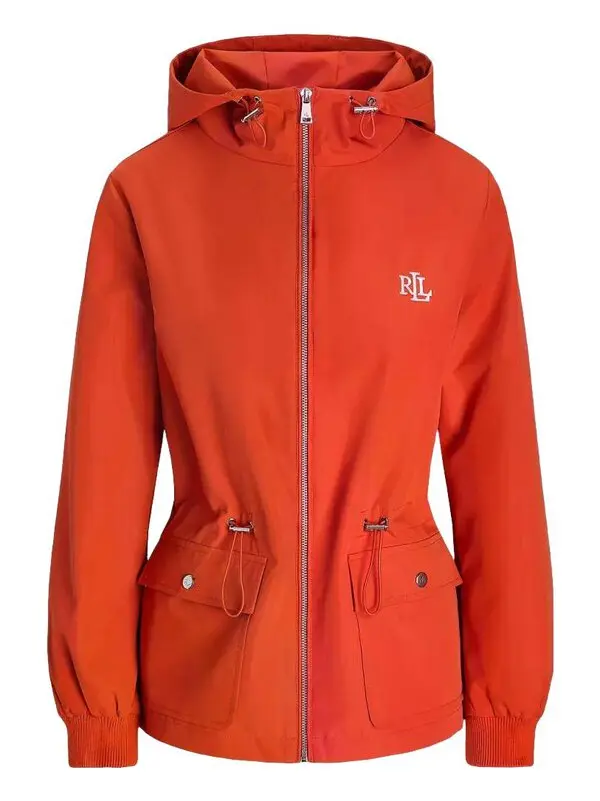 Ralph Lauren Drawstring Hooded Jacket - Orange