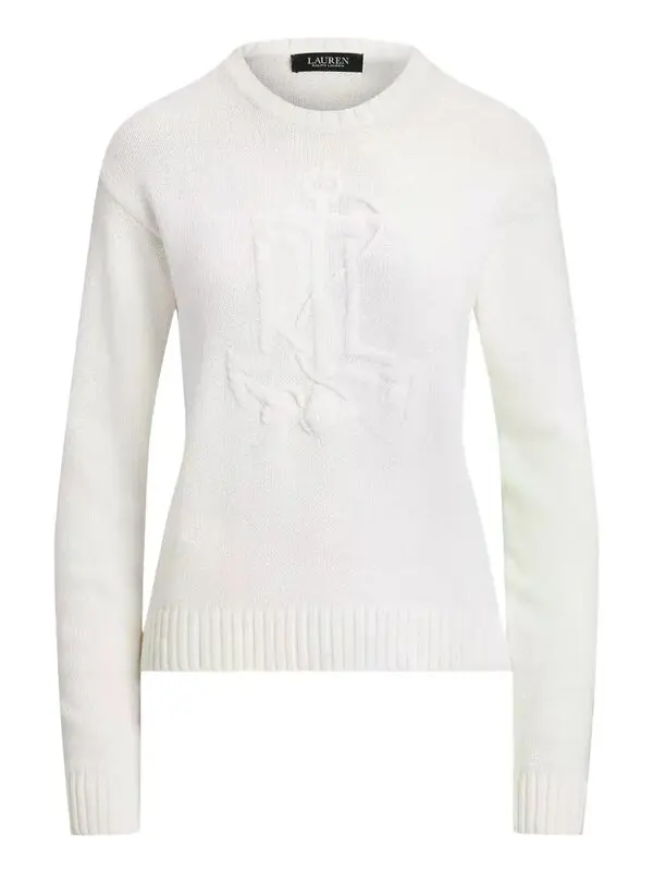 Ralph Lauren Embroidered-logo Sweater - Neutrals