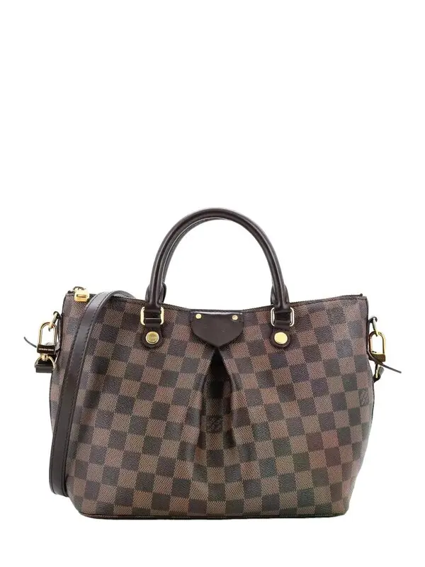 LOUIS VUITTON Siena Handbag Damier Pm Satchel - Brown