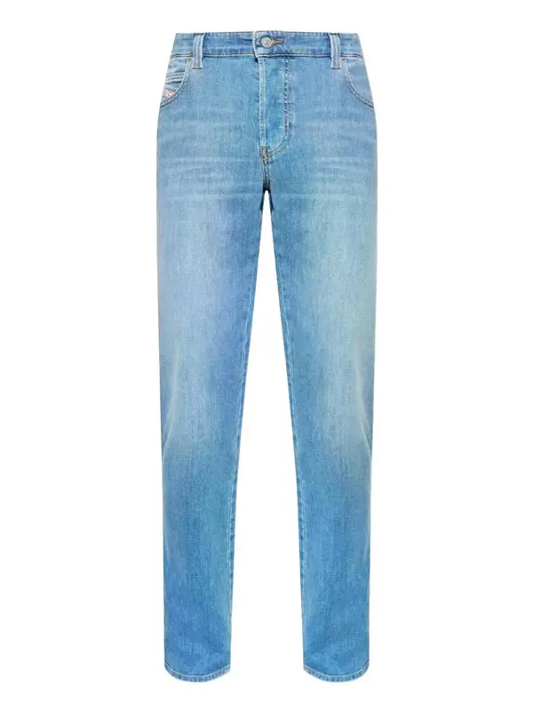 DIESEL® D-vyl Logo-patch Jeans - Blue