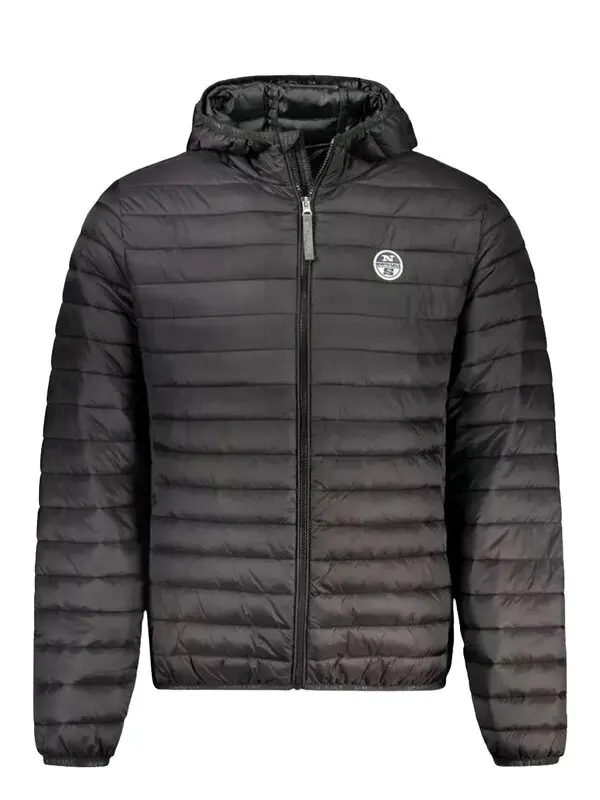 NORTH SAILS Quilted Hooded Jacket - Black