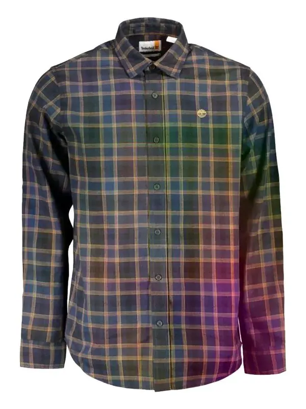Timberland Plaid-check Flannel Shirt - Blue