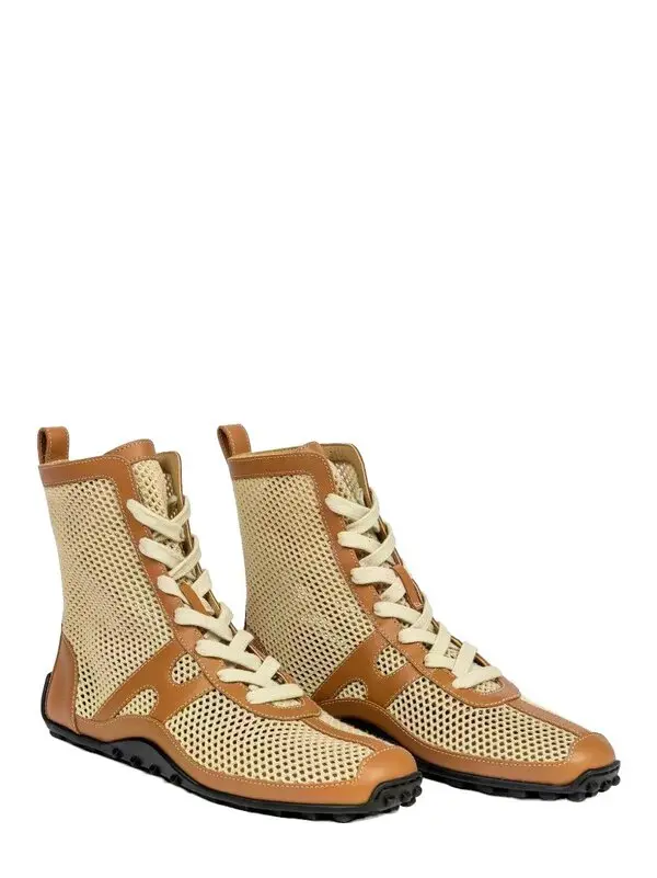 Hermès Kiatsu Mesh-panel Sneakers - Neutrals