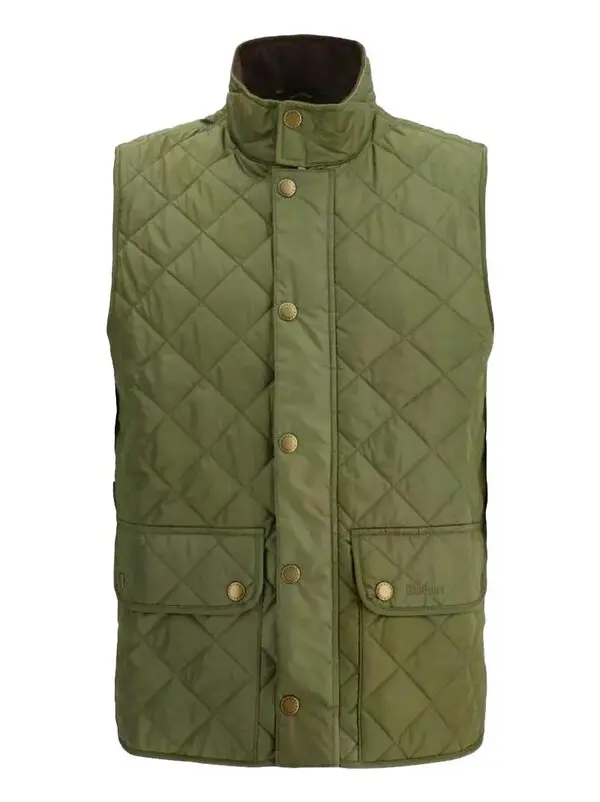 Barbour Lowerdale West Diamond-quilted Vest - Green