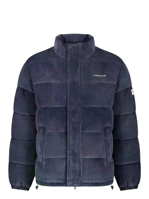 Guess Corduroy Puffer Jacket - Blue