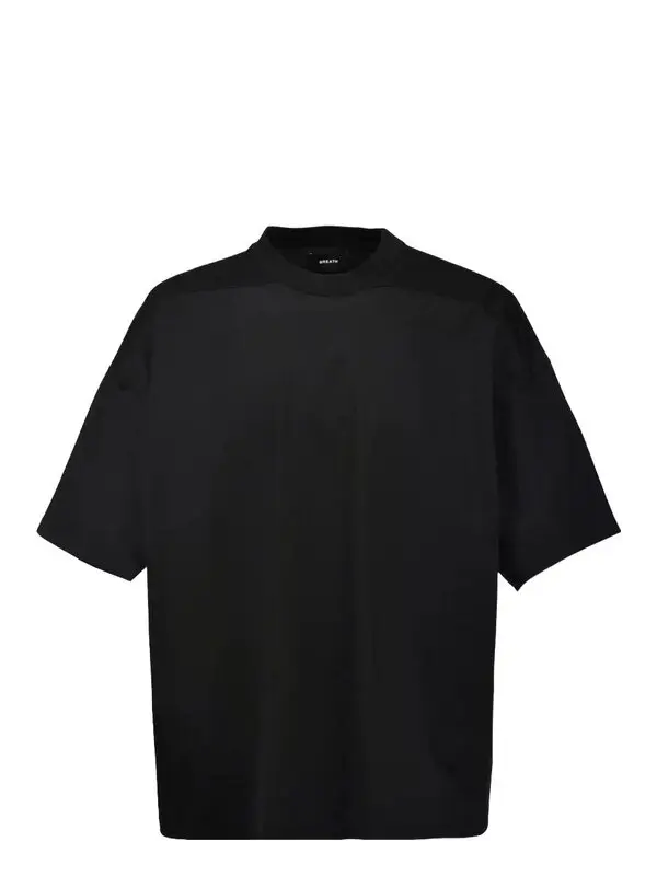 BREATH New Rich Silky Wide T-shirt - Black