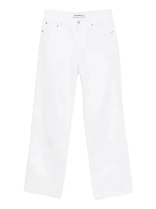 WON HUNDRED Genoa Flare-leg Jeans - White
