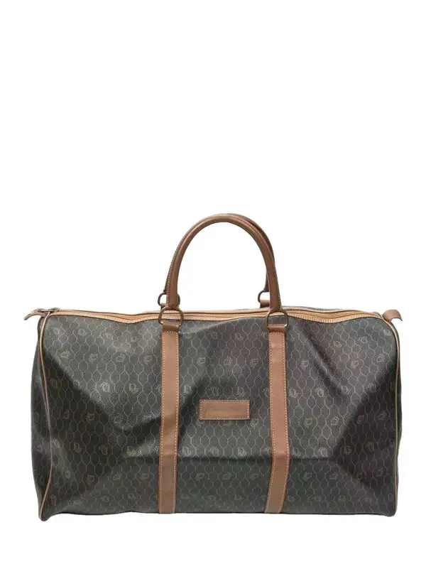 Dior Honeycomb Leather Holdall Bag - Brown