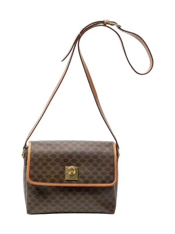 Celine Turn-lock Crossbody Bag - Brown