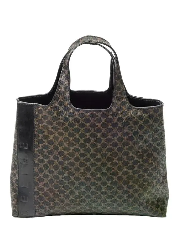 Celine Patterned Tote Bag - Black