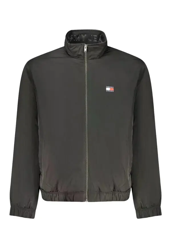 Tommy Hilfiger Logo-patch Zip-up Jacket - Black