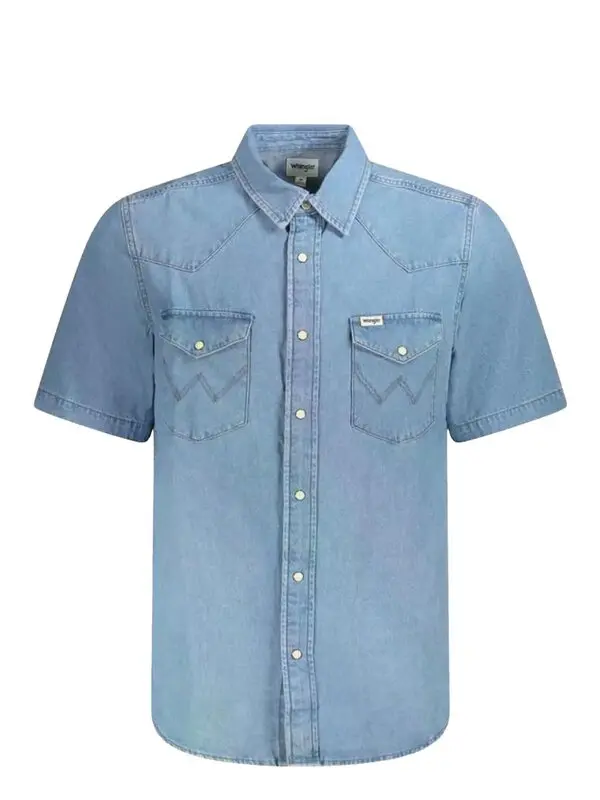 Wrangler Short-sleeve Shirt - Blue