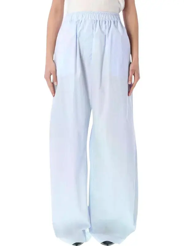 THELATEST Elasticated-waist Trousers - Blue