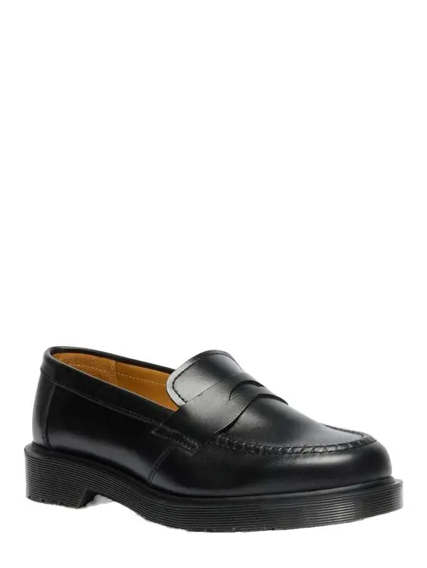Dr. Martens Delapre Made In England Penny Loafers - Black