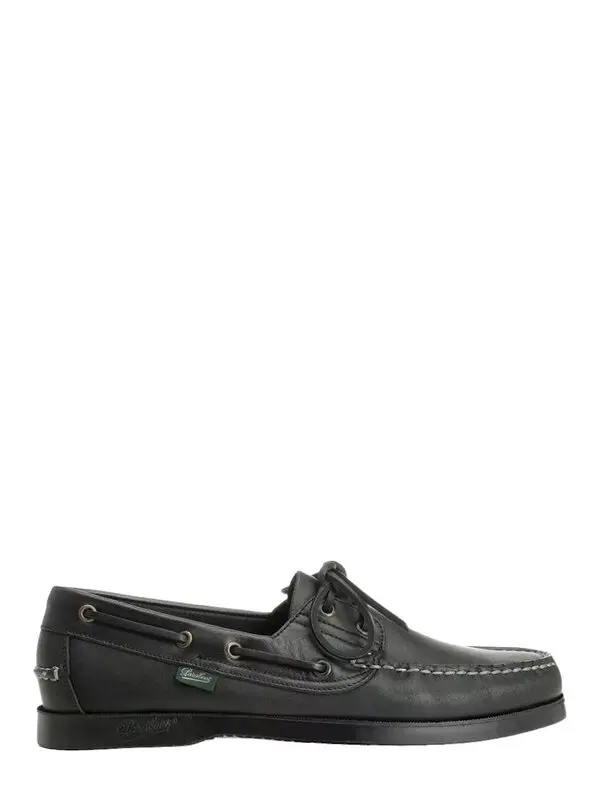 Paraboot Barth Lace-up Boat Shoes - Black