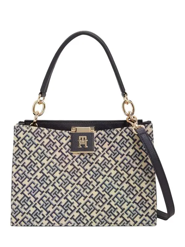 Tommy Hilfiger Monogram-print Tote Bag - Blue