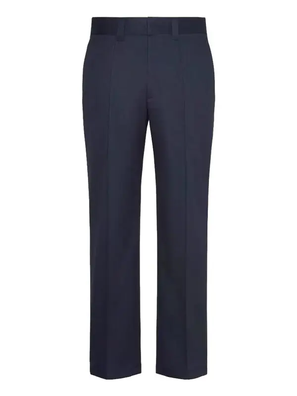 Calvin Klein 90's Pressed-crease Tailored Trousers - Blue