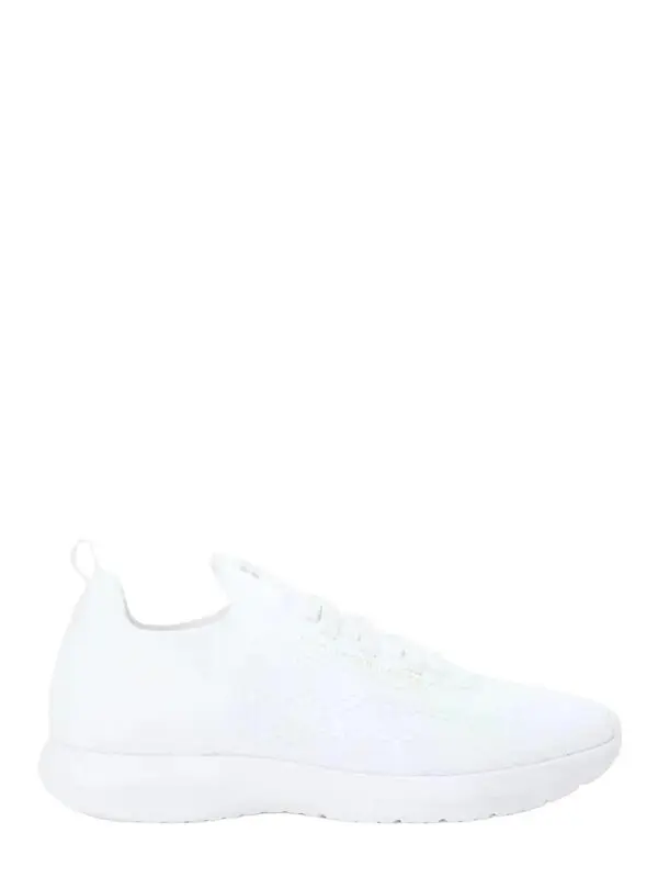 Tommy Hilfiger Knit Lace-up Sneakers - White
