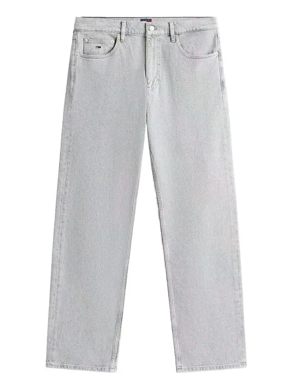 Tommy Hilfiger Logo-embroidered Jeans - Grey