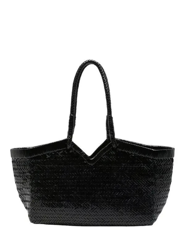 VIPERA Crudella Leather Tote Bag - Black