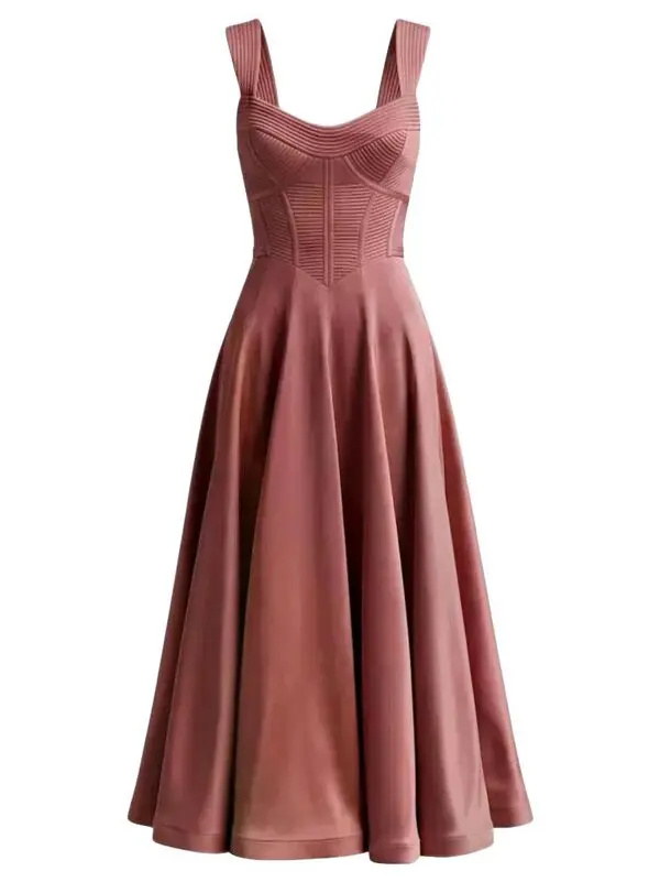 NAFSIKA SKOURTI Gazelle Corset-style Dress - Pink