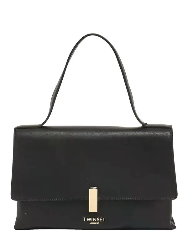 TWINSET Twist-lock Clutch Bag - Black