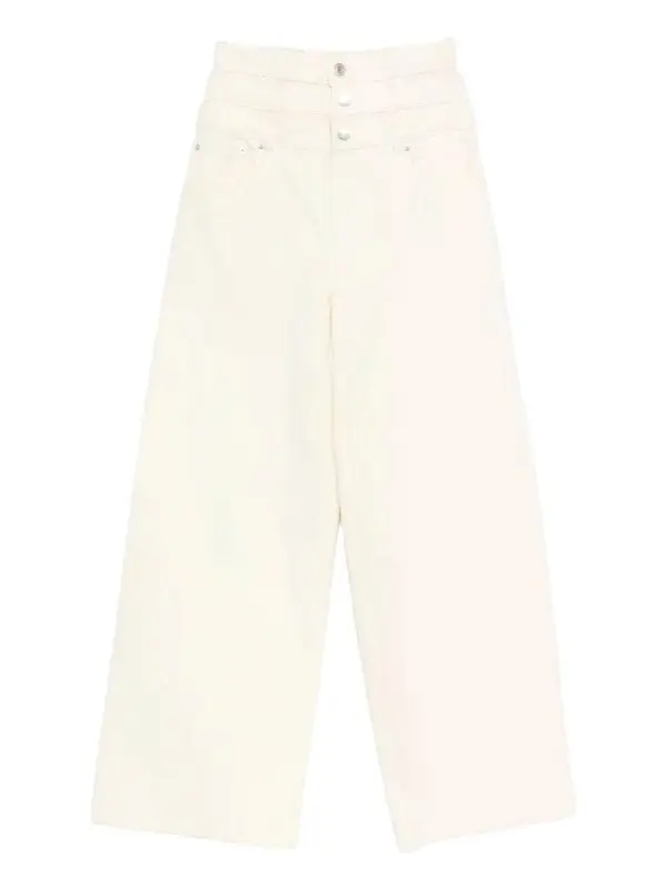 Viktor & Rolf Multi-layered Waistband Jeans - Neutrals