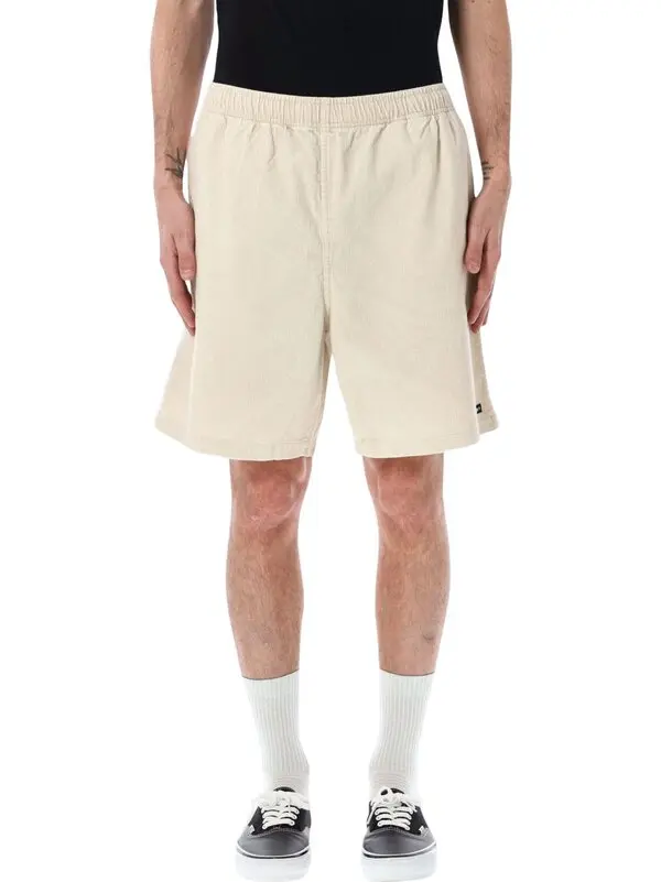 Obey Corduroy Relaxed Fit Shorts - Beige