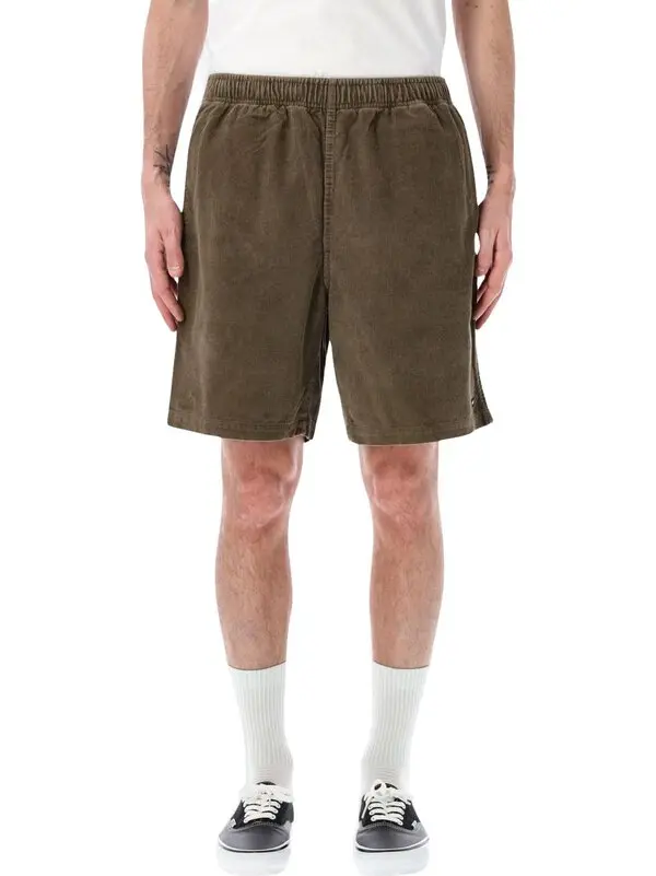 Obey Corduroy Relaxed Fit Shorts - Cream