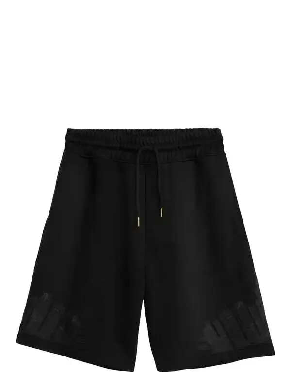 COUNTY OF MILAN Drawstring Track Shorts - Black