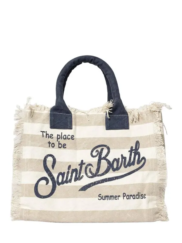 MC2 SAINT BARTH Printed Mini Bag - Brown