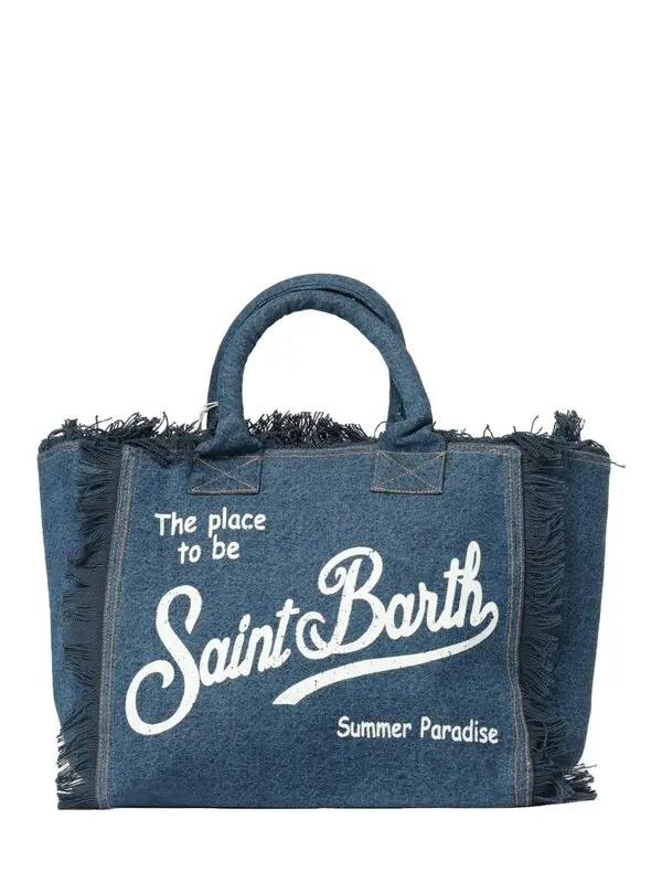 MC2 SAINT BARTH Printed Mini Bag - Denim
