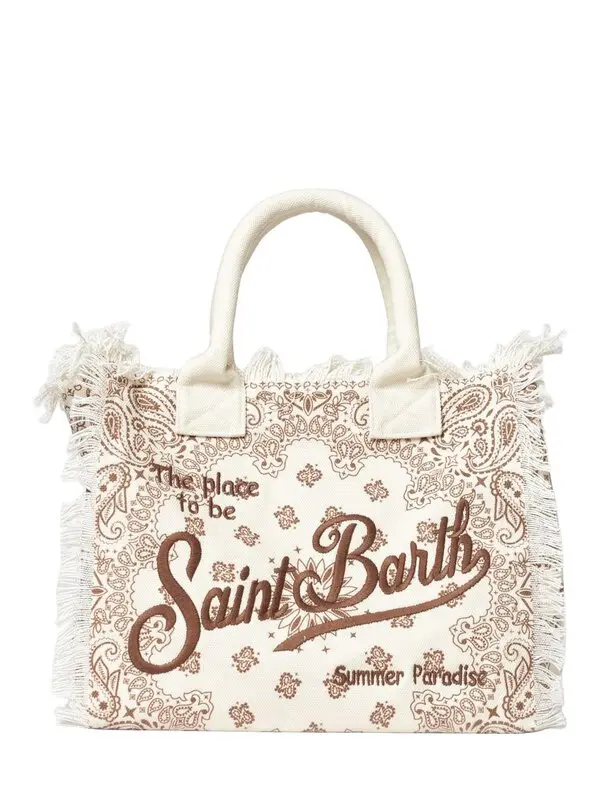 MC2 SAINT BARTH Printed Mini Bag - Natural
