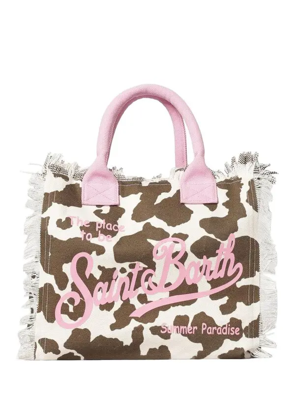 MC2 SAINT BARTH Printed Mini Bag - White