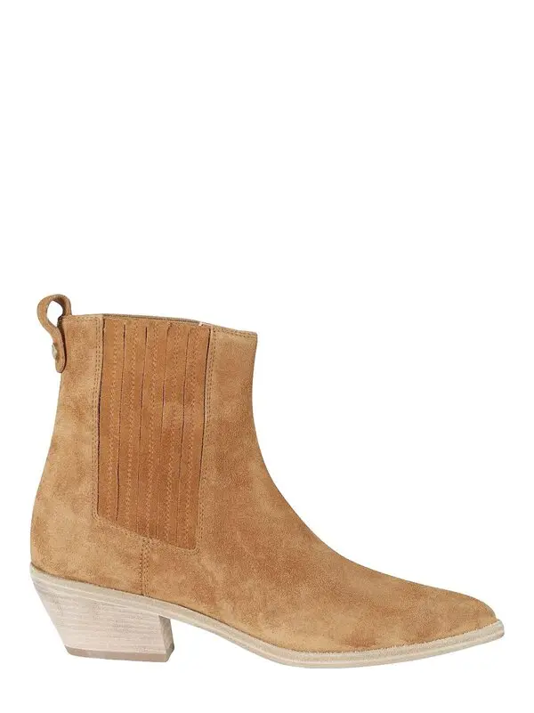 Roberto Festa Suede Pointed Toe Ankle Boots - Brown