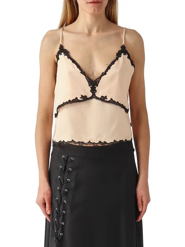 Pinko Lace Trimmed Camisole - Blush Pink