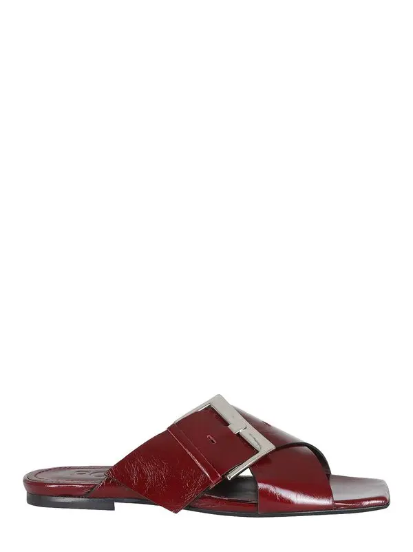 POEVE Heeled Sandal - Red