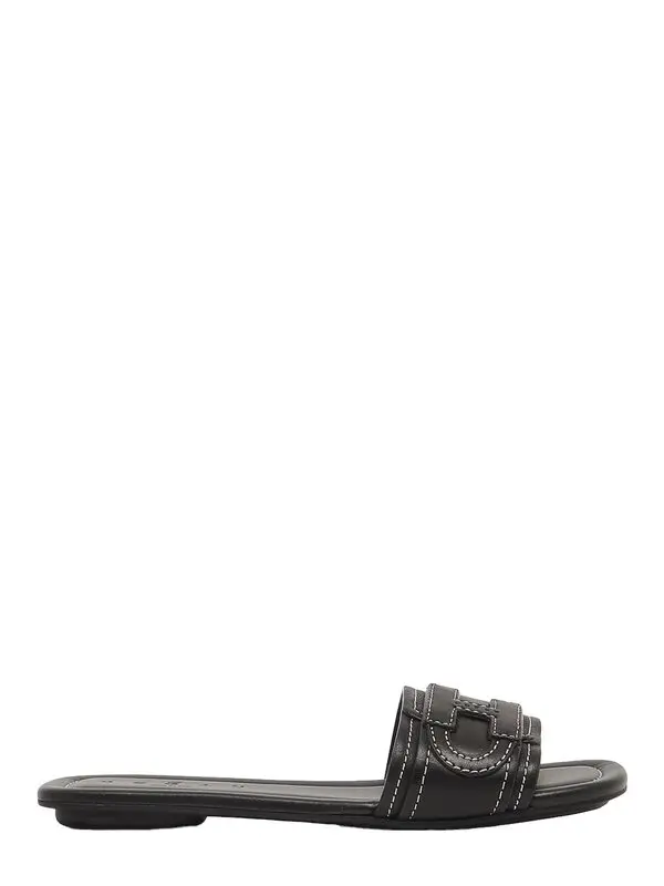 Hogan Heeled Sandals - Black