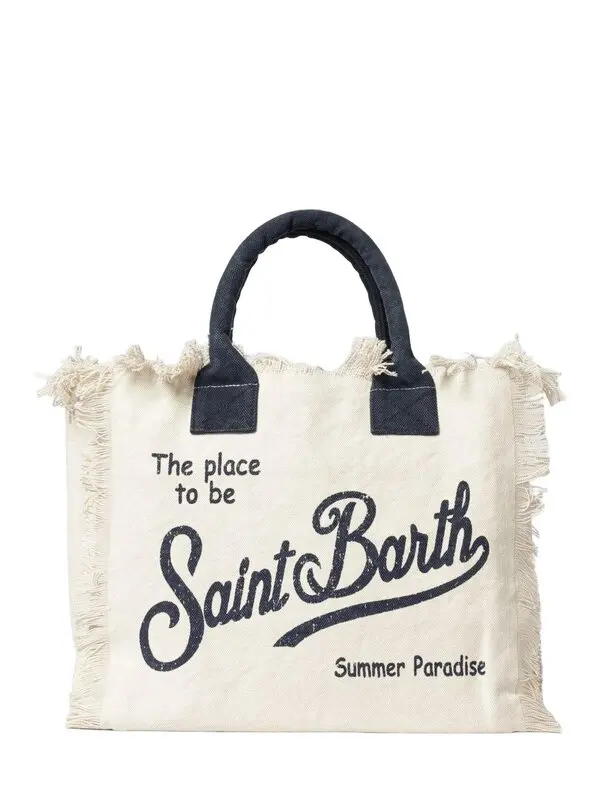 MC2 SAINT BARTH Canvas Tote Bag - Multicolor