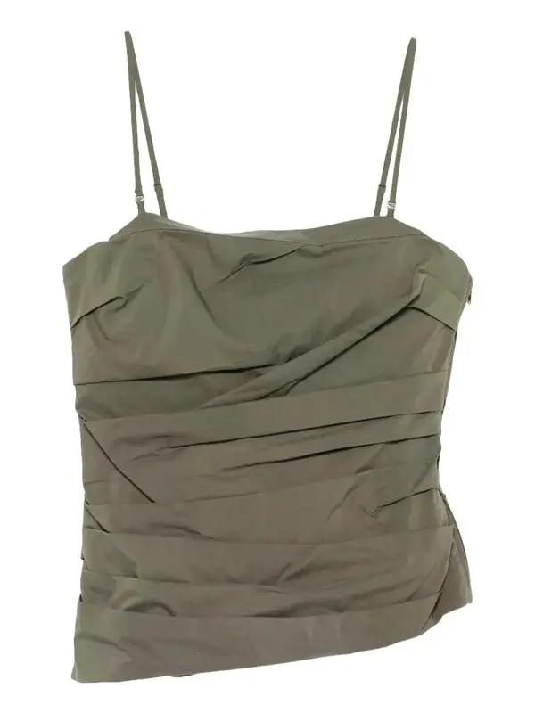 Simkhai Gathered Top - Green