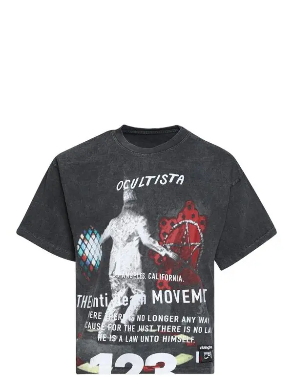 RIVINGTON ROI REBIS Theosophic Cva Tee Mechanic - Black