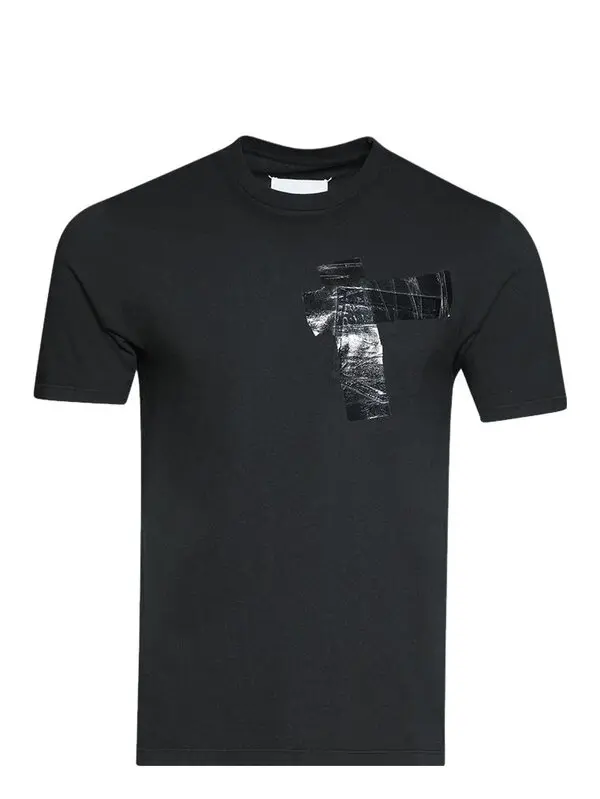 MAISON MARGIELA Short Sleeve Tee Off - Black