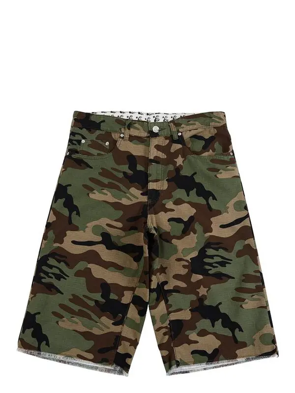 HELLSTAR Camouflage Shorts - Khaki