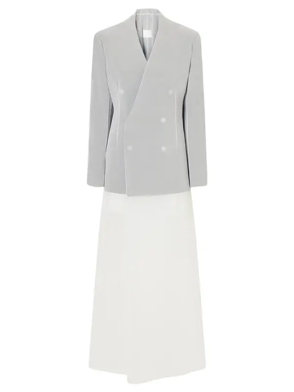 MAISON MARGIELA Georgette Midi Dress - Neutrals