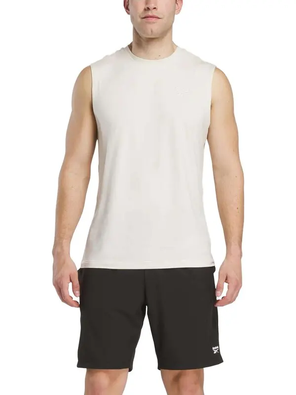 REEBOK Elite Sleeveless Top - Alabaster