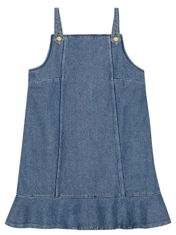 GANNI Denim Mini Dress - Blue