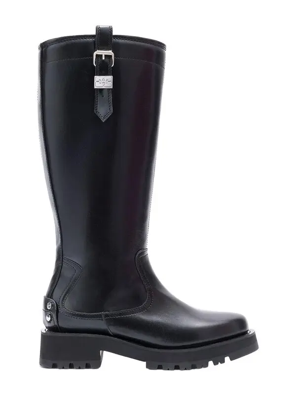 GANNI High Boots - Black
