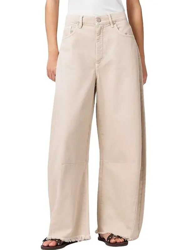 ALLSAINTS High-rise Barrel Jeans - Cream White